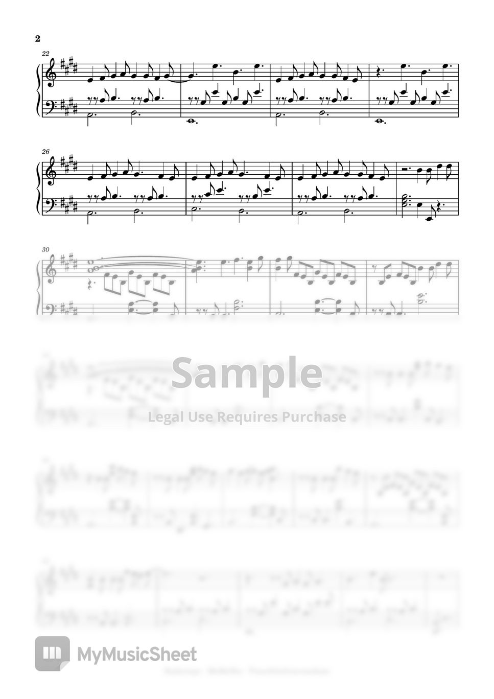 RADWIMPS - me me she (intermediate, piano) Sheets by Mopianic