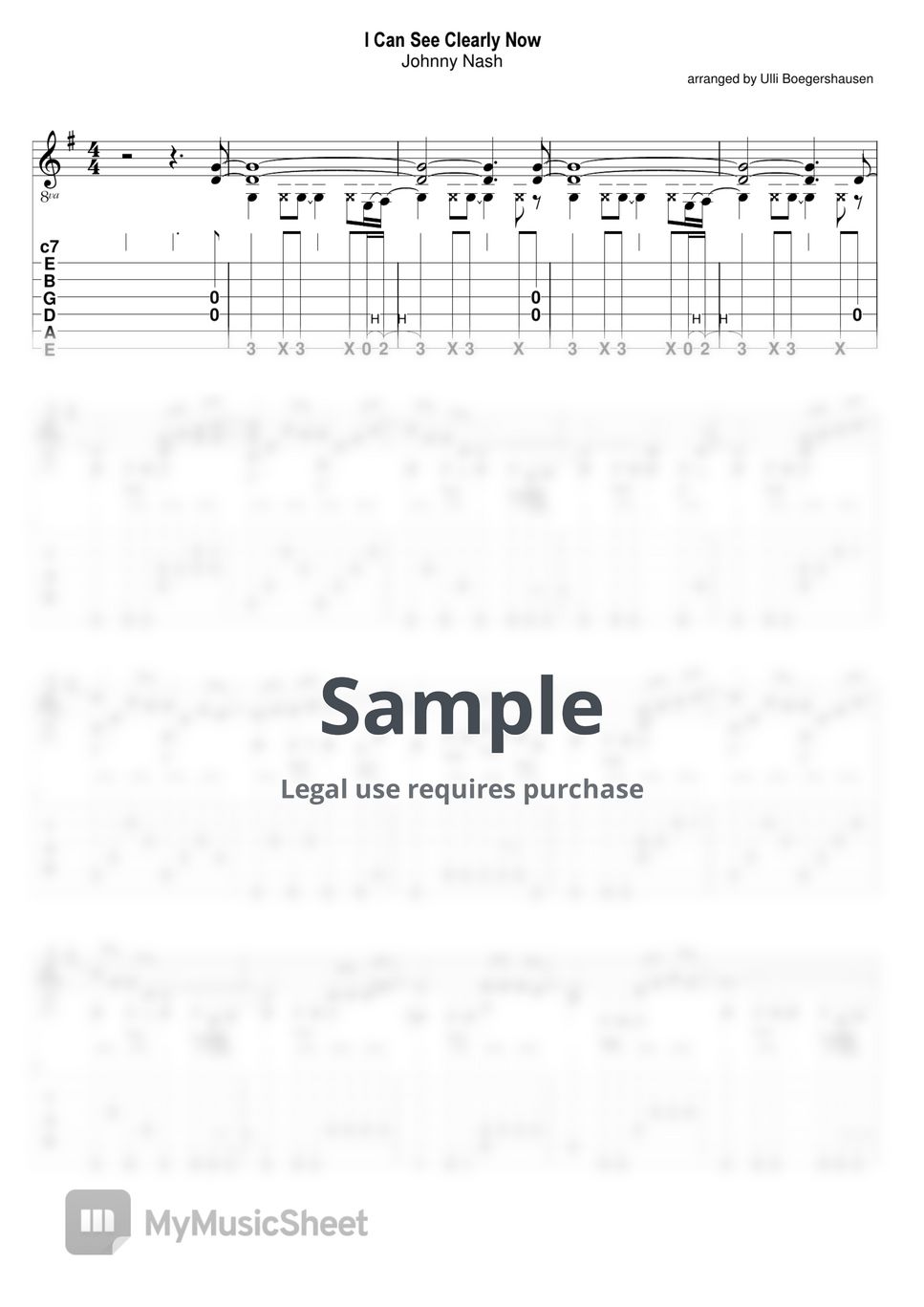 johnny-nash-i-can-see-clearly-now-guitar-sheets-by-ulli-boegershausen