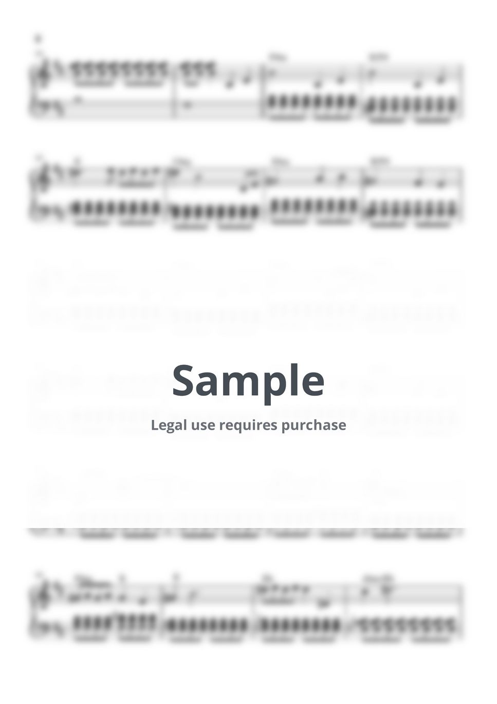 Timothee Chalamet - Pure Imagination (Wonka웡카OST) Sheets by piano cloud