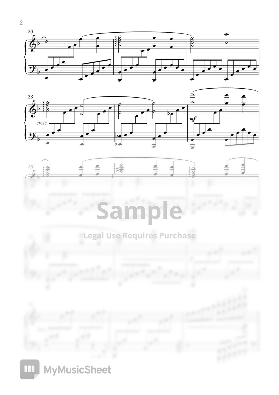 Go Shiina - Nezuko (Kimetsu no Yaiba) Sheet Music by SLSMusic