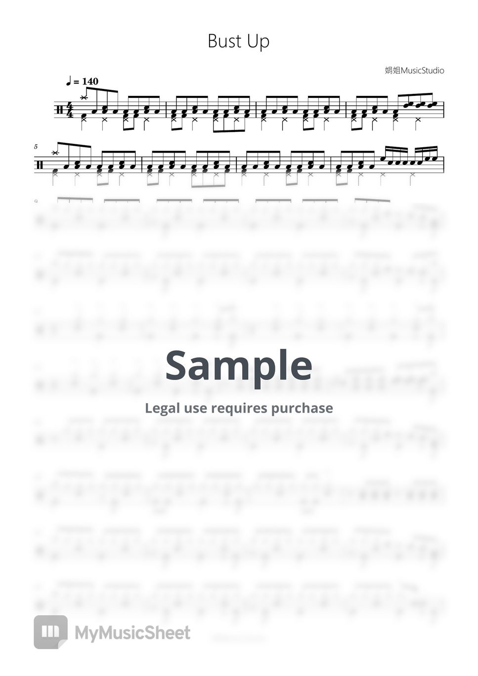 1 - Bust Up Sheets by 娟姐