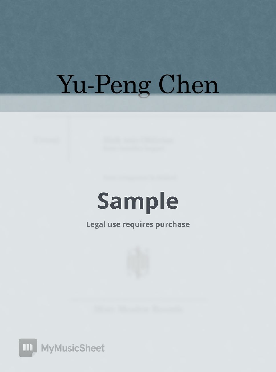 Yu-Peng Chen, HOYO-MiX - Sink Into Oblivion (From Genshin Impact) Sheet ...