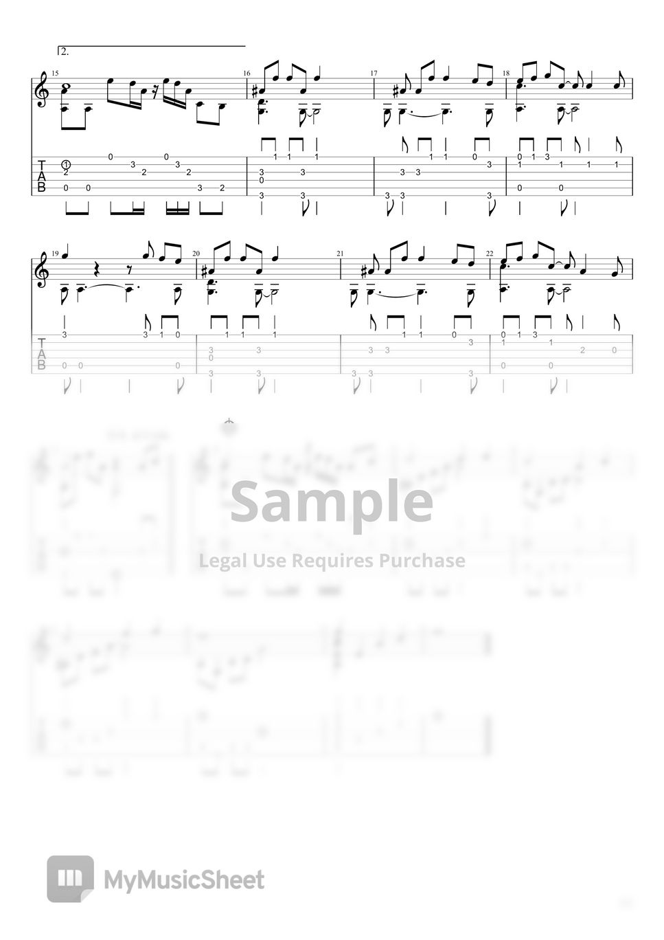 Joe Hisaishi - The Wind Forest (from 'My Neighbor Totoro') 악보 by KK ...