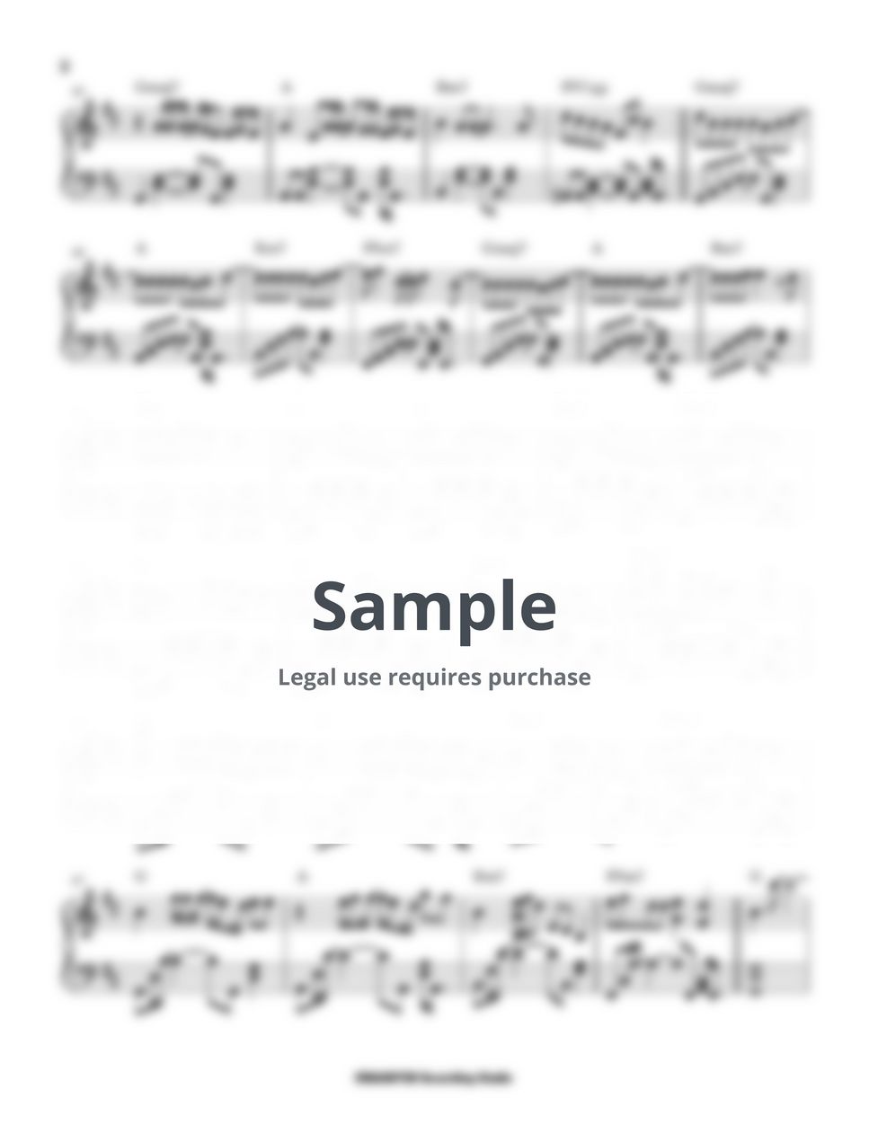 TWS - Lucky to be loved 楽譜 by JENARRTEE Recording Studio