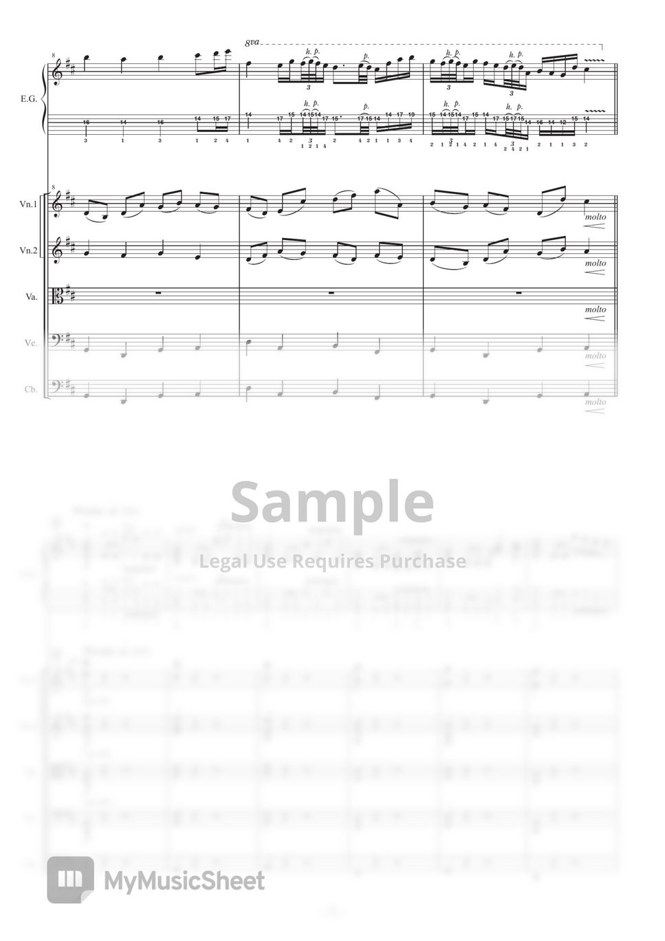 Johann Pachelbel , Jerry C - Canon Rock for E.Guitar and String ...