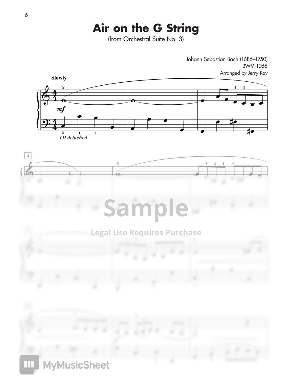 Artist - Air On G String Easy.pdf 악보 by Artist