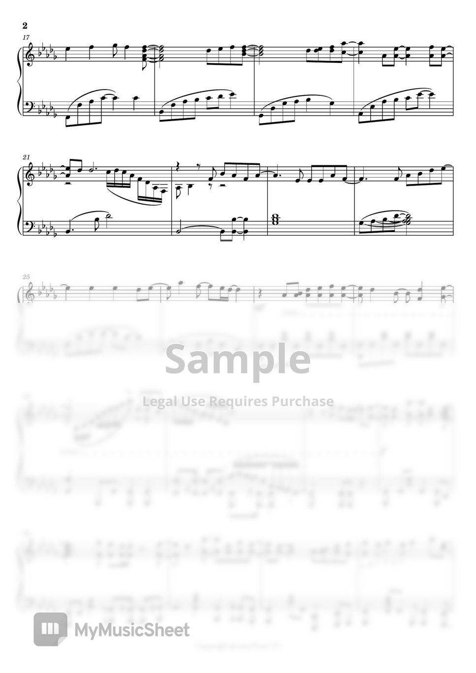 Tatsuya Kitani - Ao no Sumika Sheets by Piano VI