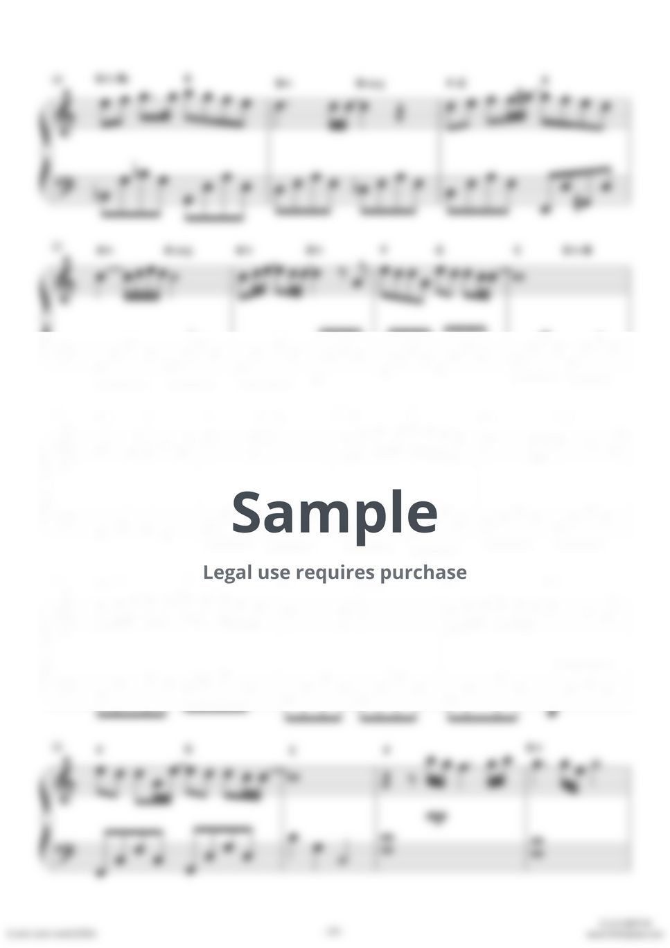 不知 - 美夢成真(Dreams come true) - Love Love Love(鋼琴獨奏譜附和弦 原調彈奏版-內含Db及C大調兩種 ...