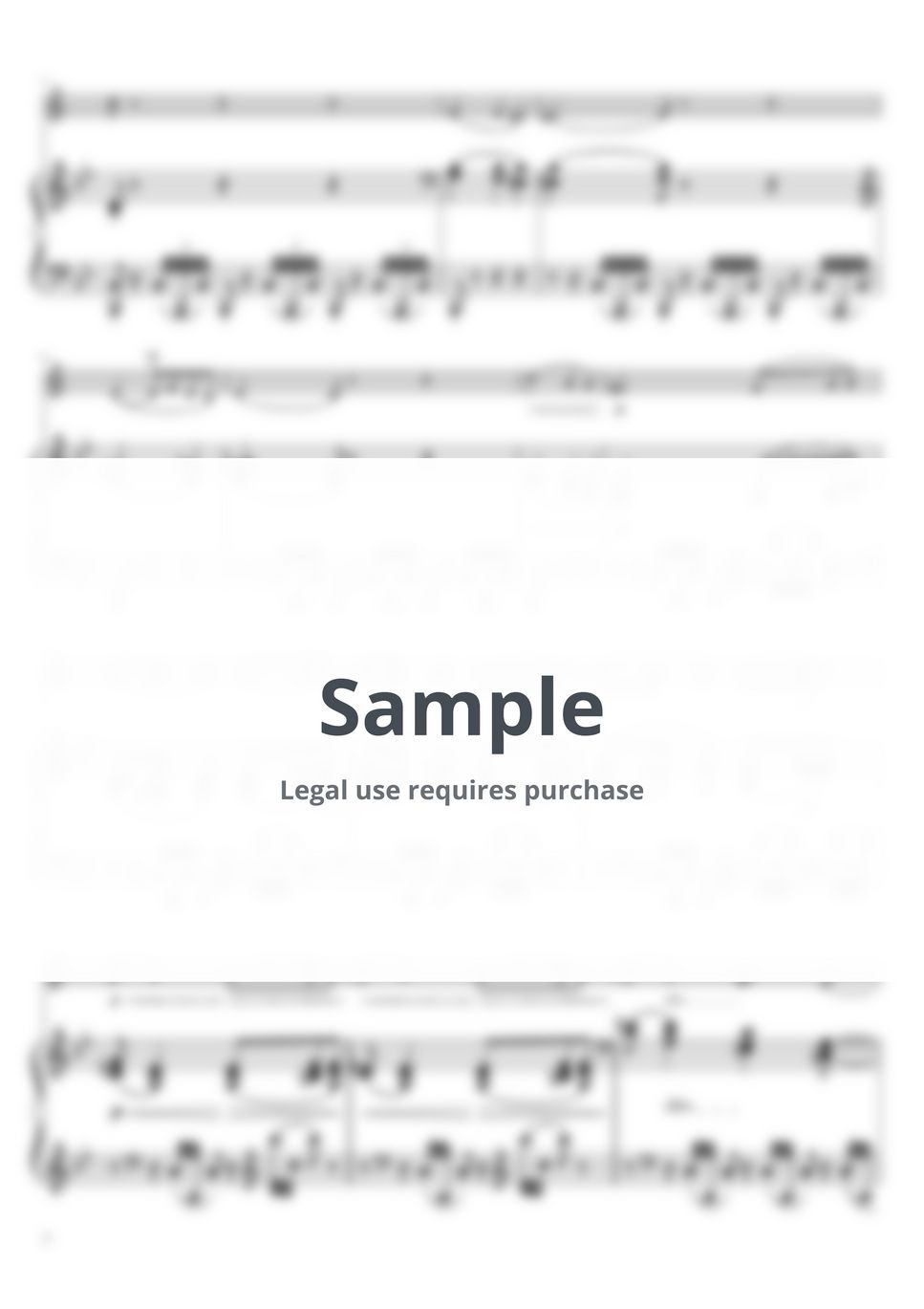 Beethoven - The Tempest, 2nd Mov (Bass Clarinet & Piano) Sheet Music by pfkaori