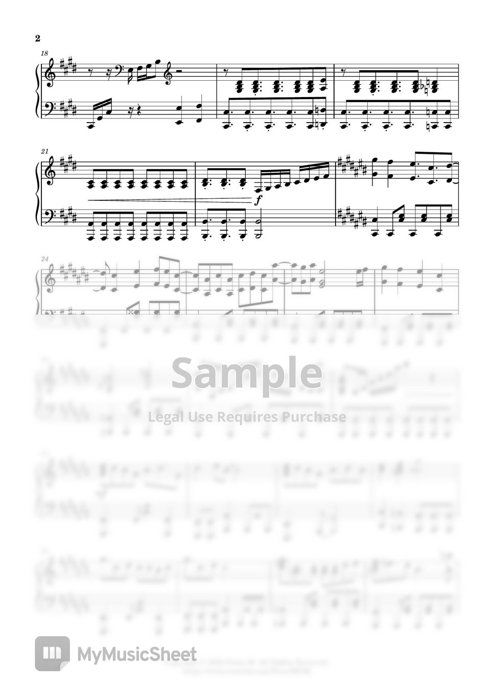 ZAQ - Classroom of the Elite OP - "Caste Room" Sheet Music by Fonzi M