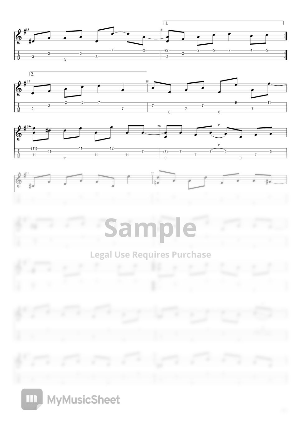 Bread - IF (Ukulele High G) Sheets by YunJun