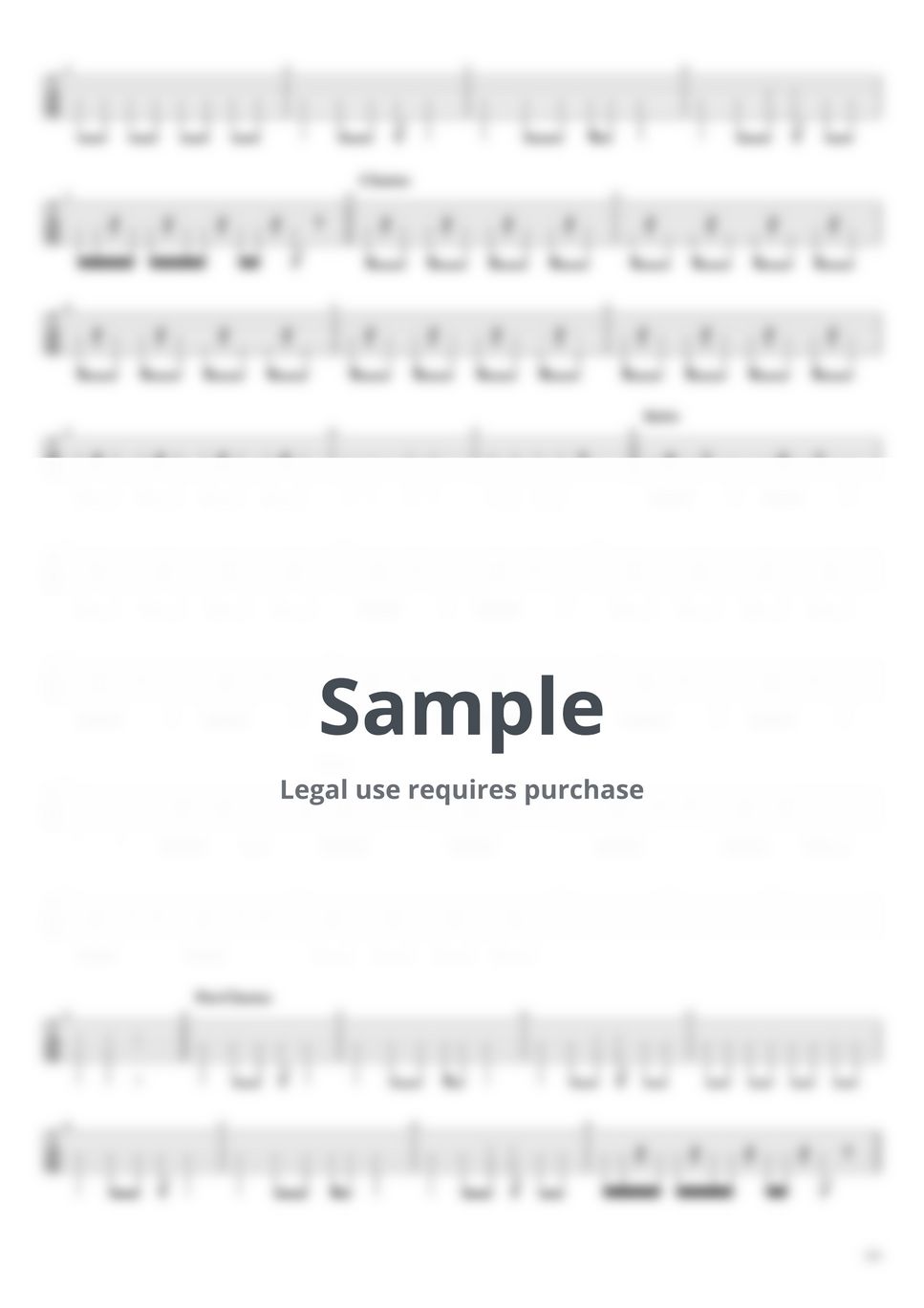 R Sound Design - Teikoku Shoujo (Bass TAB) ベースギタータブPDF | Muya | mymusic5