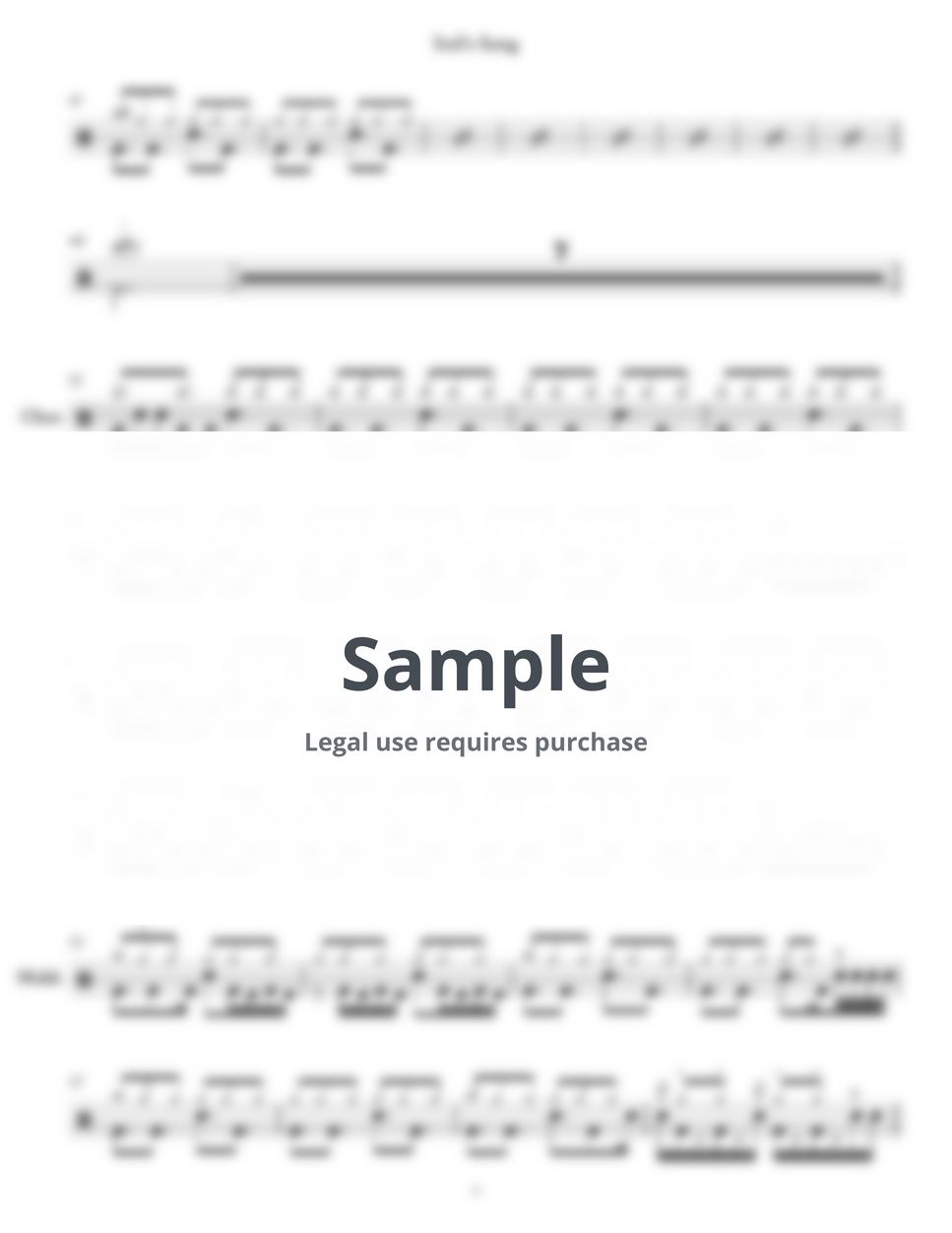 Katatonia - Soil’s Song Sheets by Jaslow Drum Sheets