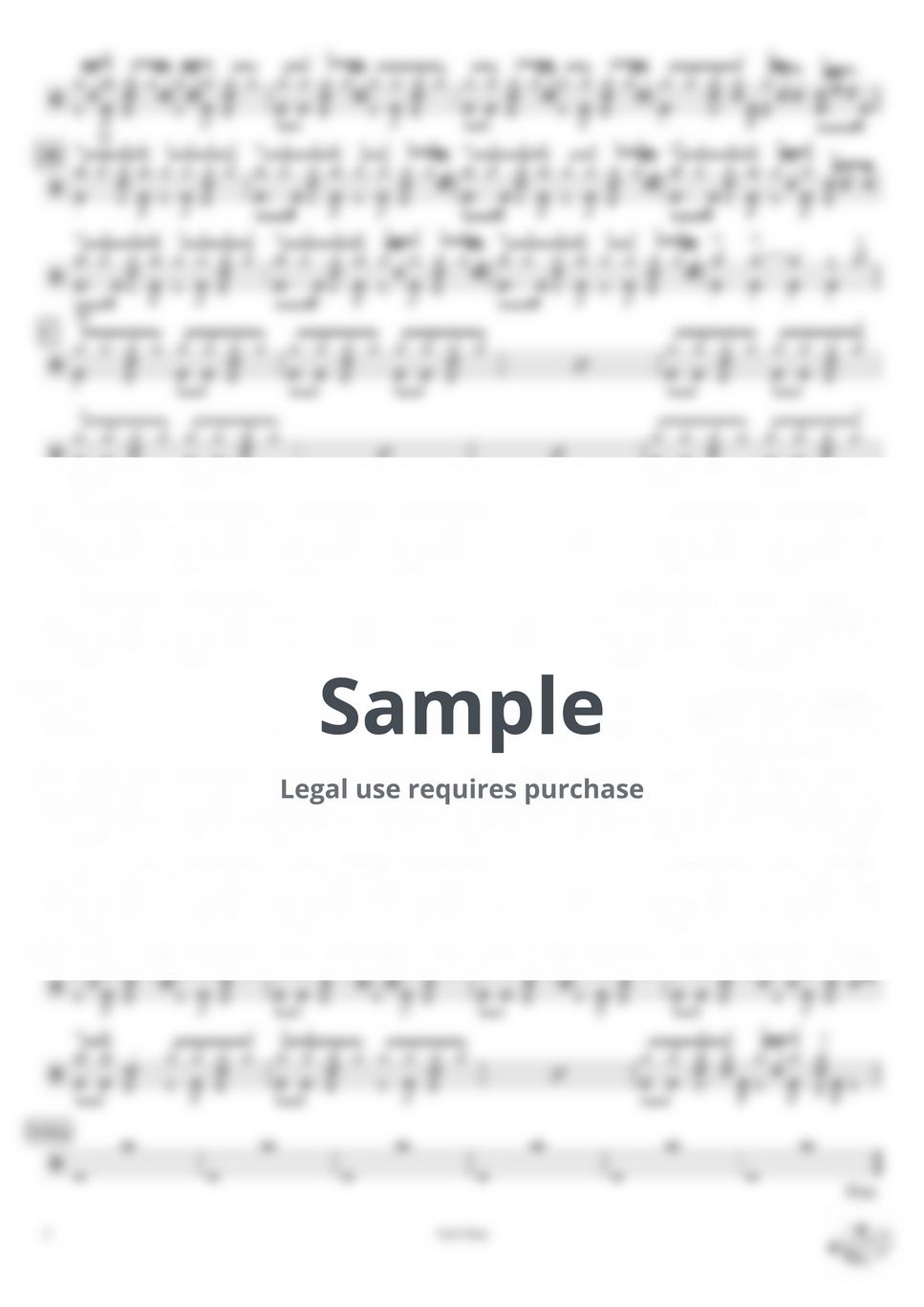 Red Hot Chili Peppers - Can't Stop Sheets by Cookai's J-pop Drum sheet ...