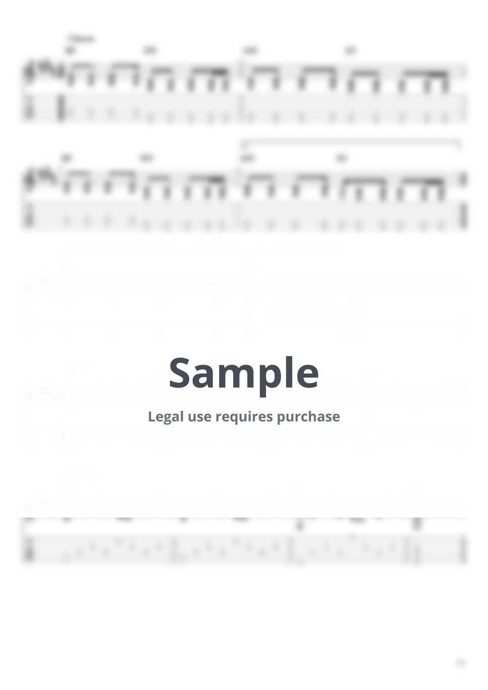 Nickelback - Far Away Sheets by Roberto Ruano