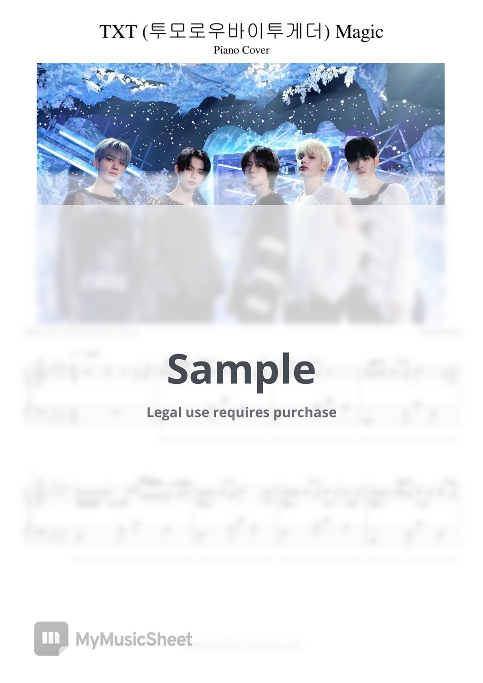 TXT (투모로우바이투게더) - Magic Sheet Music by Pop Piano