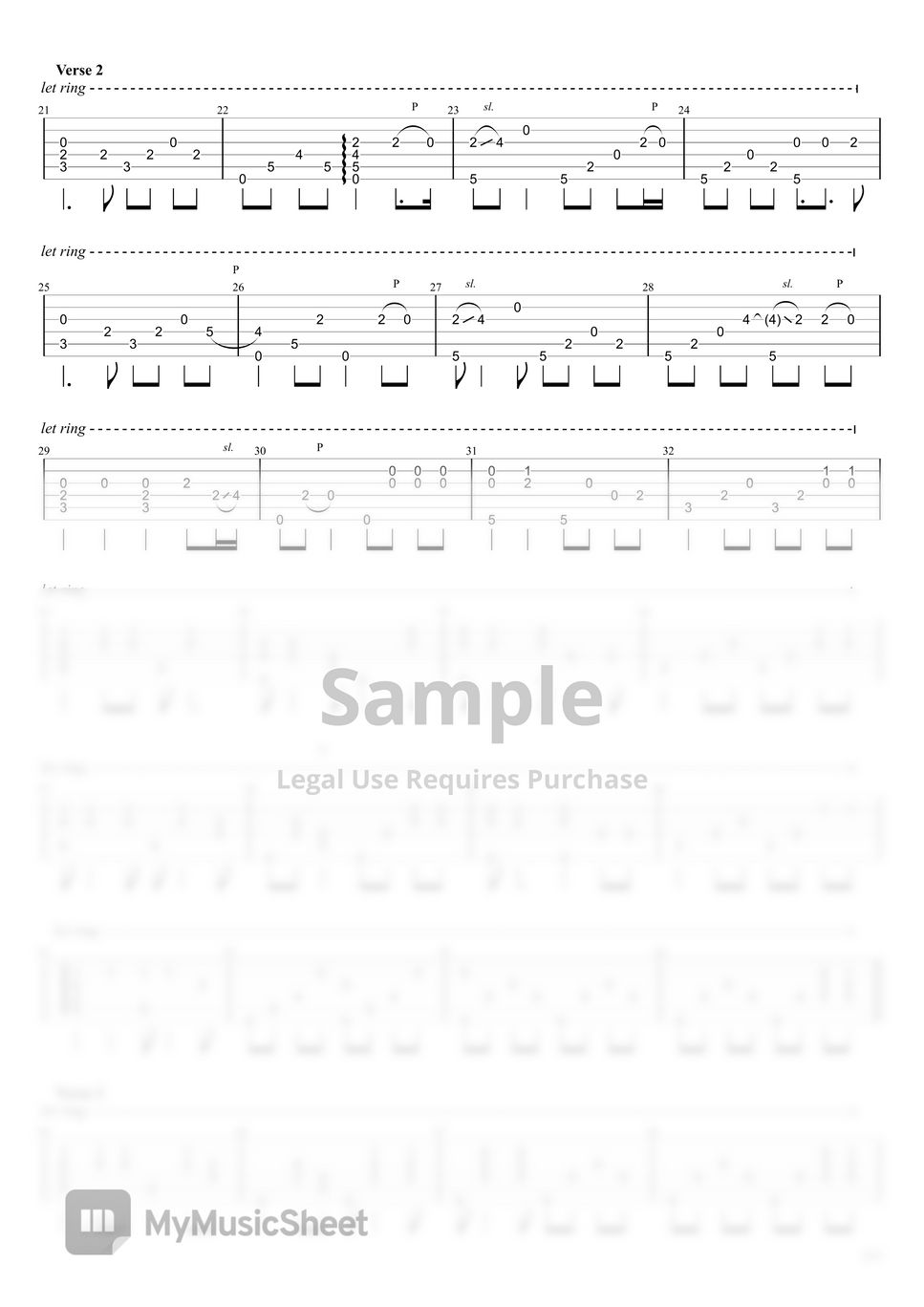 Band Aid - Do They Know It's Christmas? (Fingerstyle) Sheet Music by ...