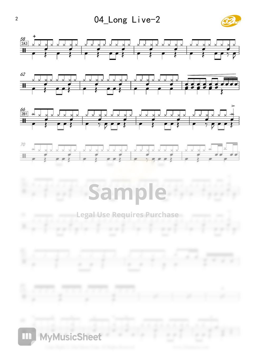 Taylor Swift - Long Live 악보 by 張文光