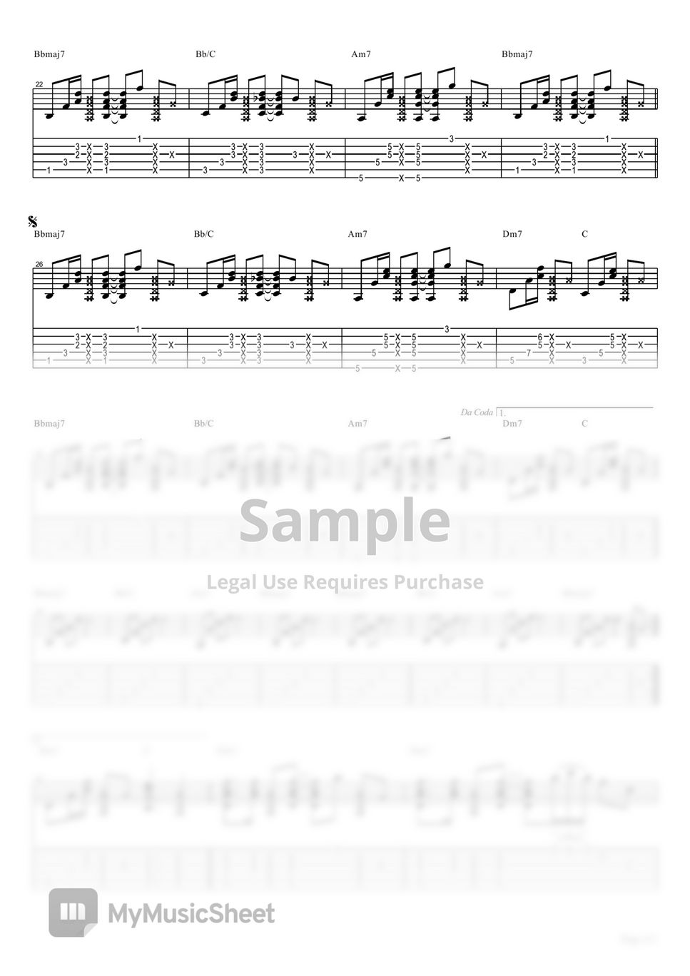 Twice - MORE & MORE guitar cover TAB