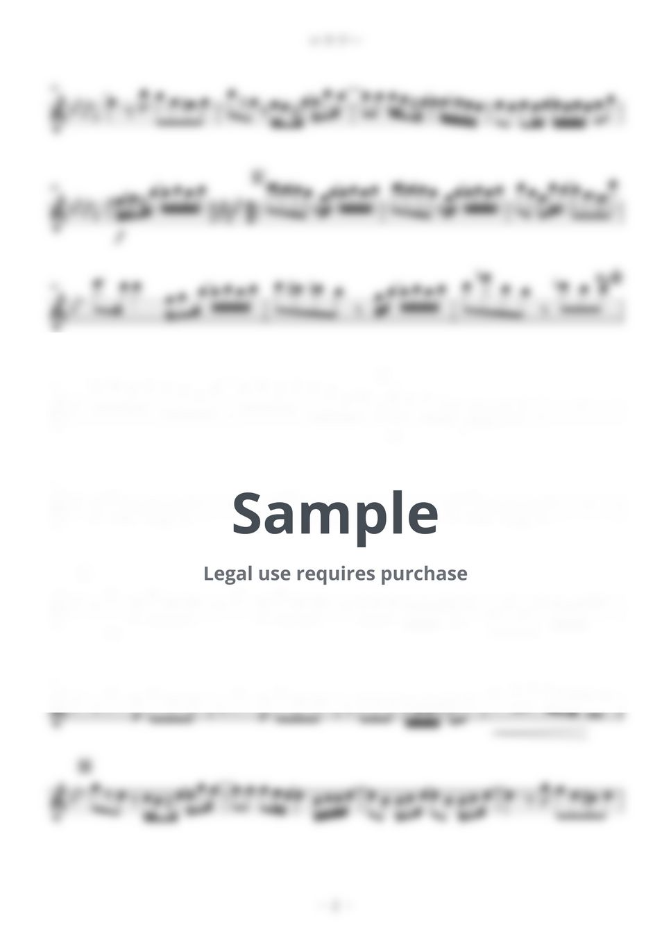 Nuyuri - lower (inE♭) Sheets by Hamanasu