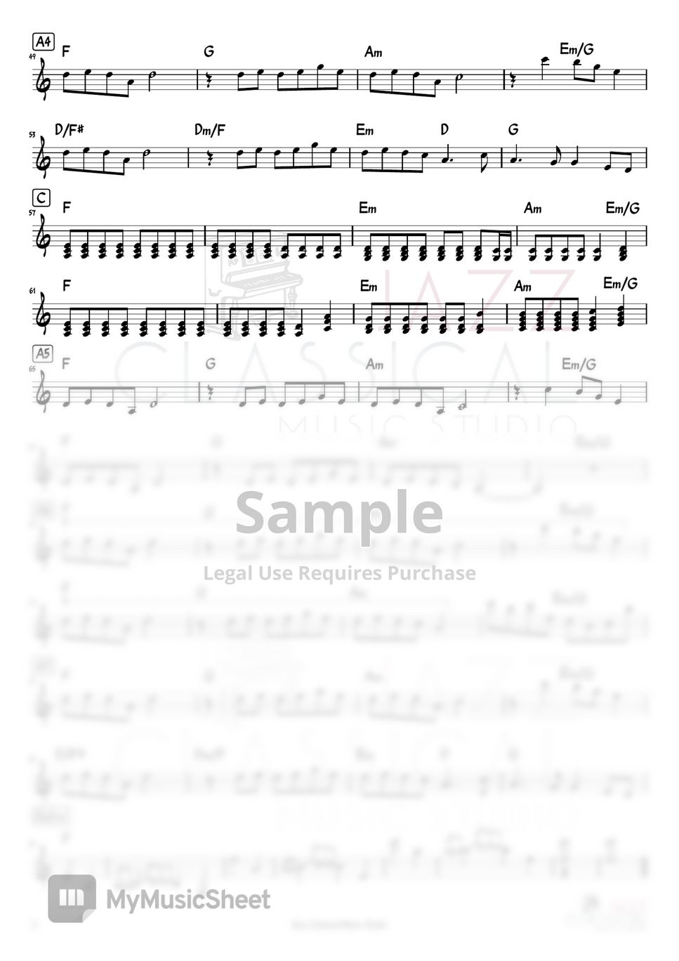 Ryuichi Sakamato - Merry Christmas Mr. Lawrence Sheet Music by Jazz ...