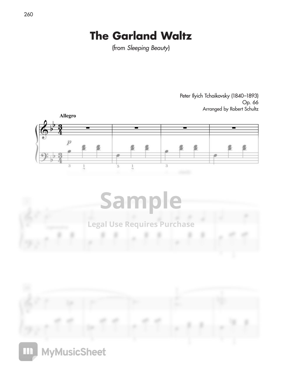 The Garland Waltz Easy Sheet 악보 by Hemsach