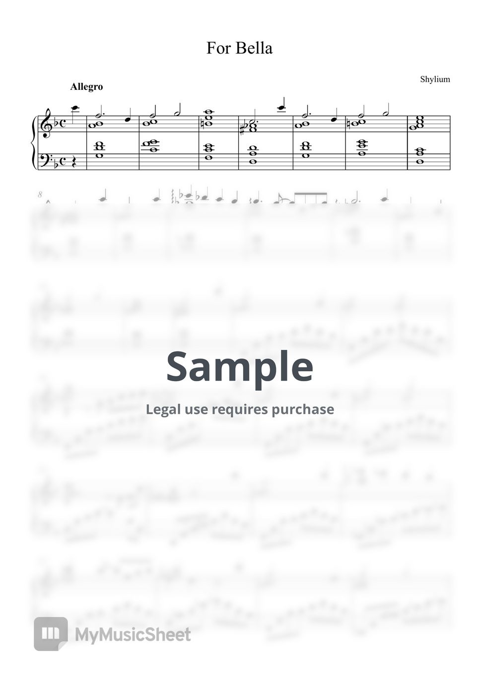 Shylium - For Bella نوتة