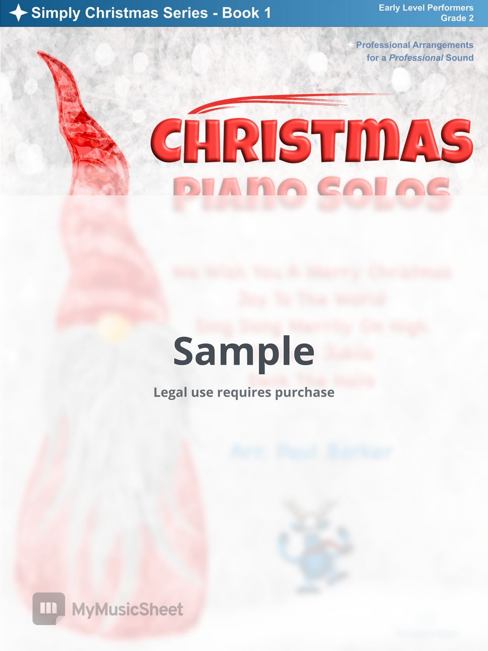 Traditional - Christmas Piano Solos - Book 1 (Piano Sheet Music) 악보 by ...