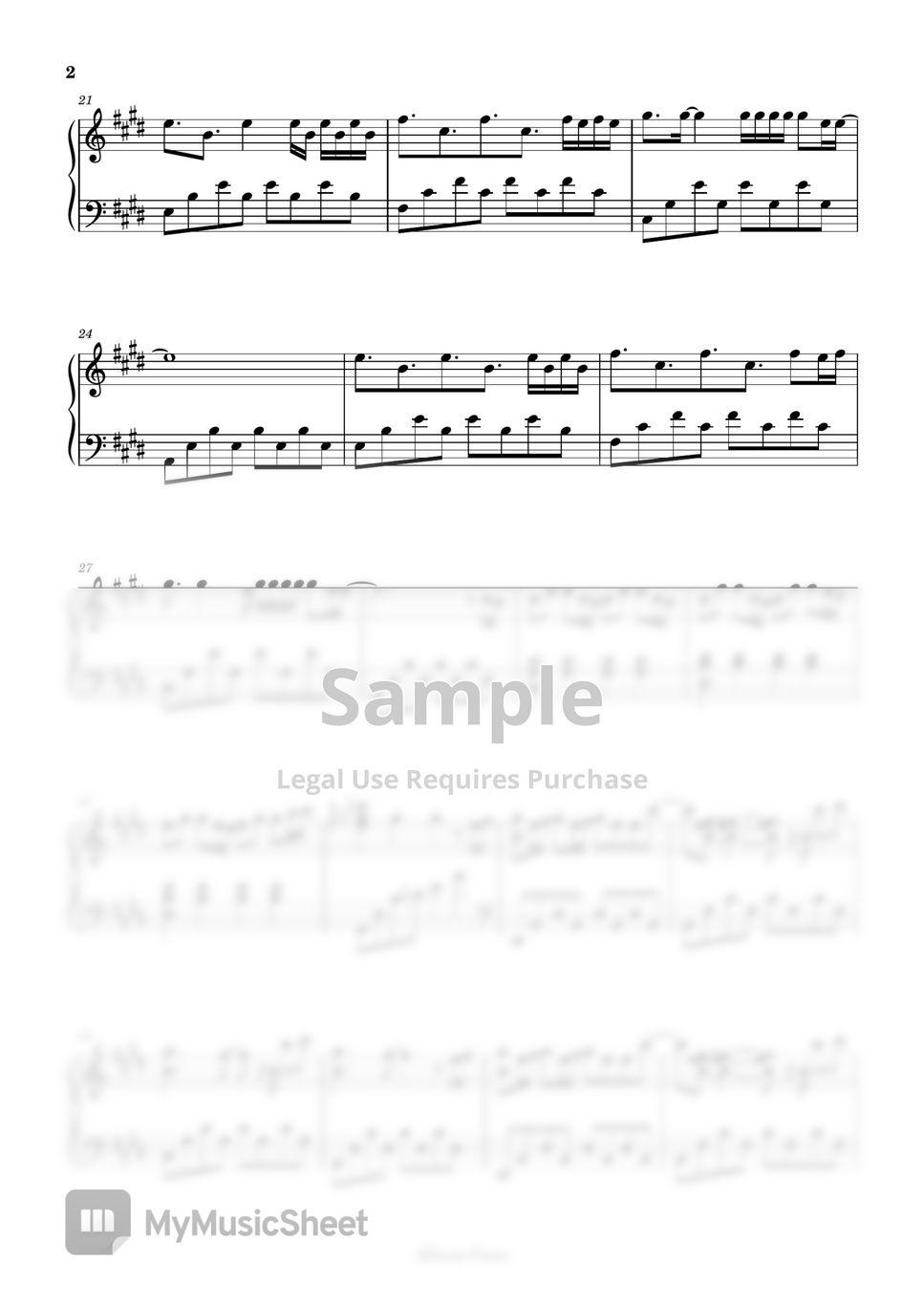 Moana - How Far I'll Go (Intermediate) 악보 by JHoony Piano