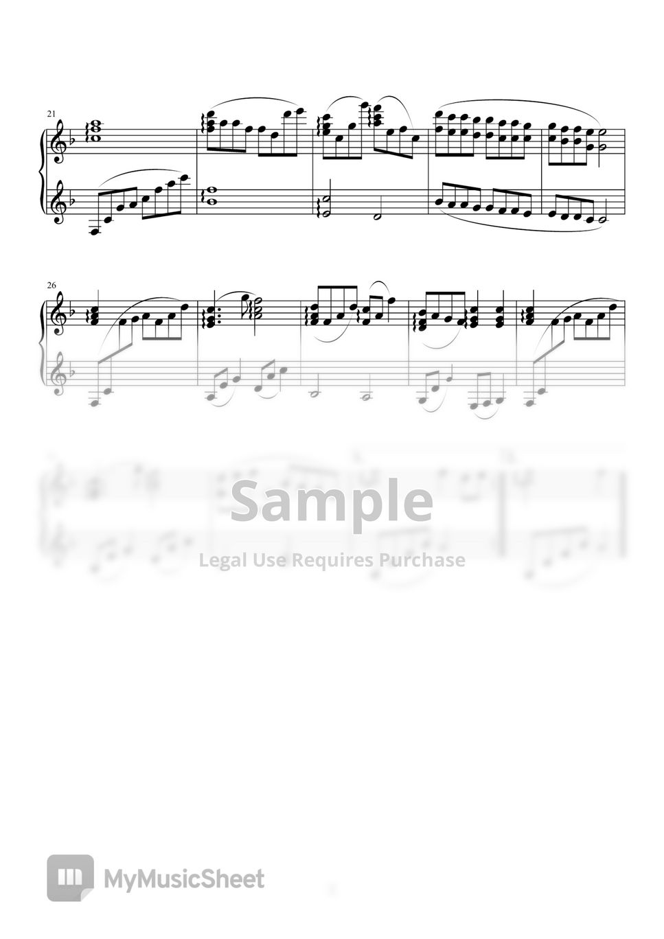 Famishin&Angel Note - 身も心も... Sheet Music by Muzitsingtsyu