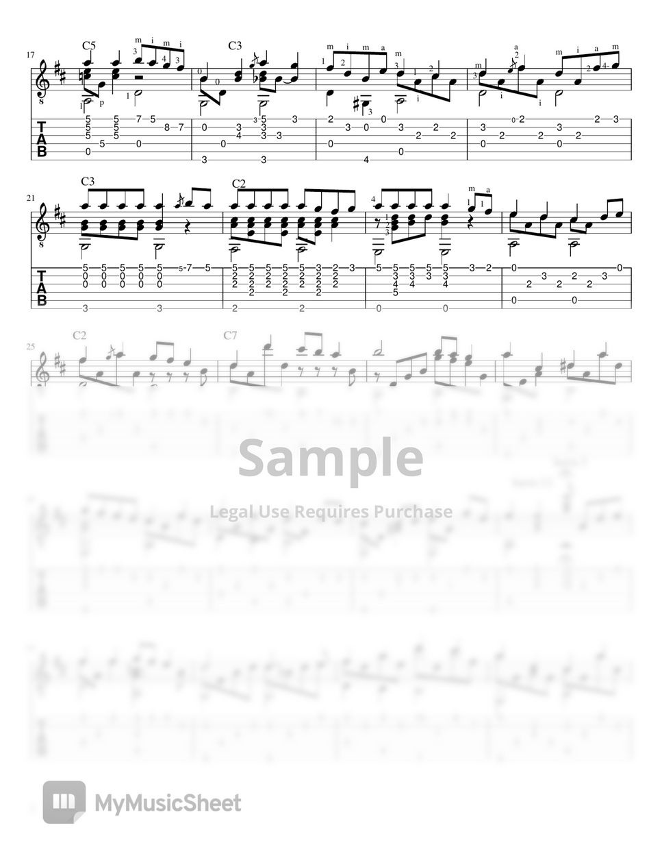 Kotaro Oshio - Cherry Blossom Time TAB by Darius Yang