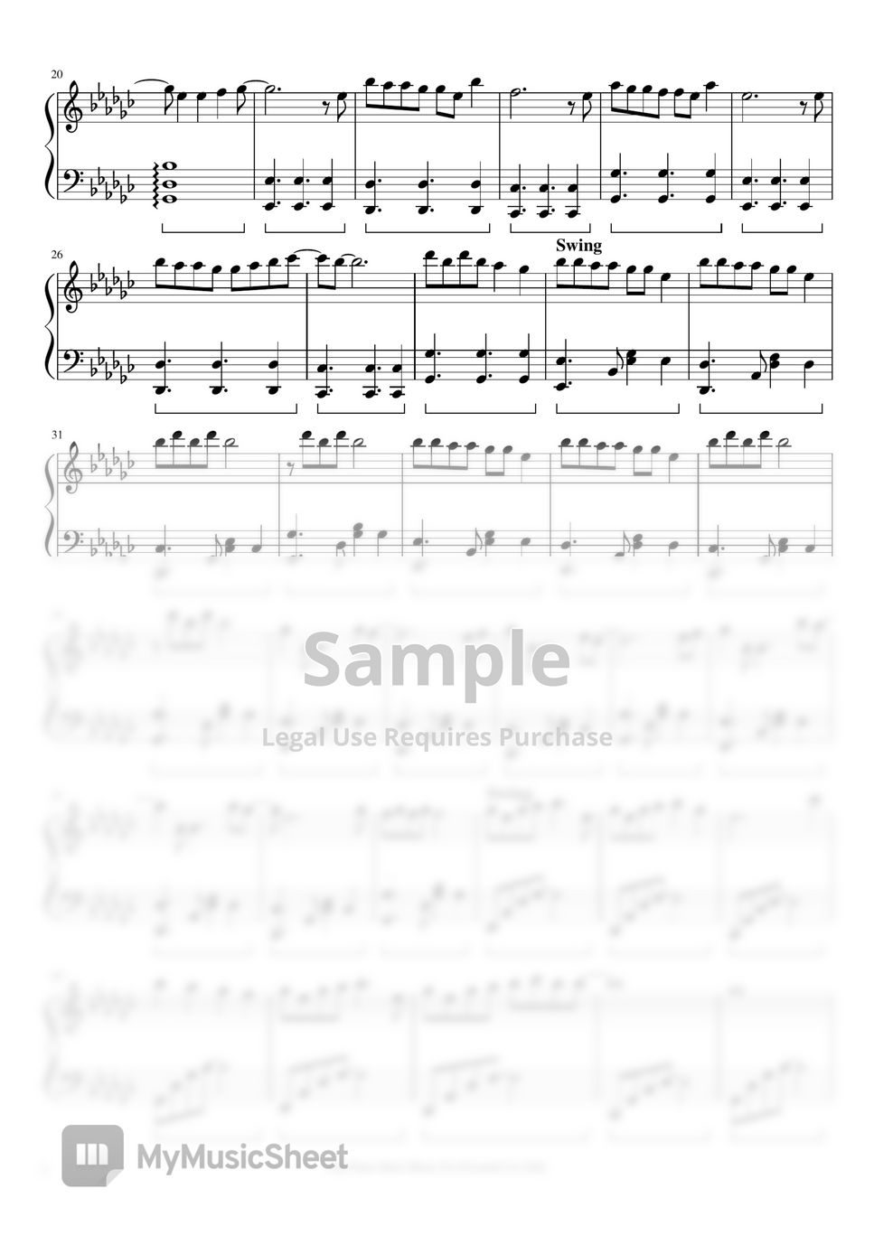 T-ara (티아라) - Tika Taka (티키타카) 악보 by Pop Piano