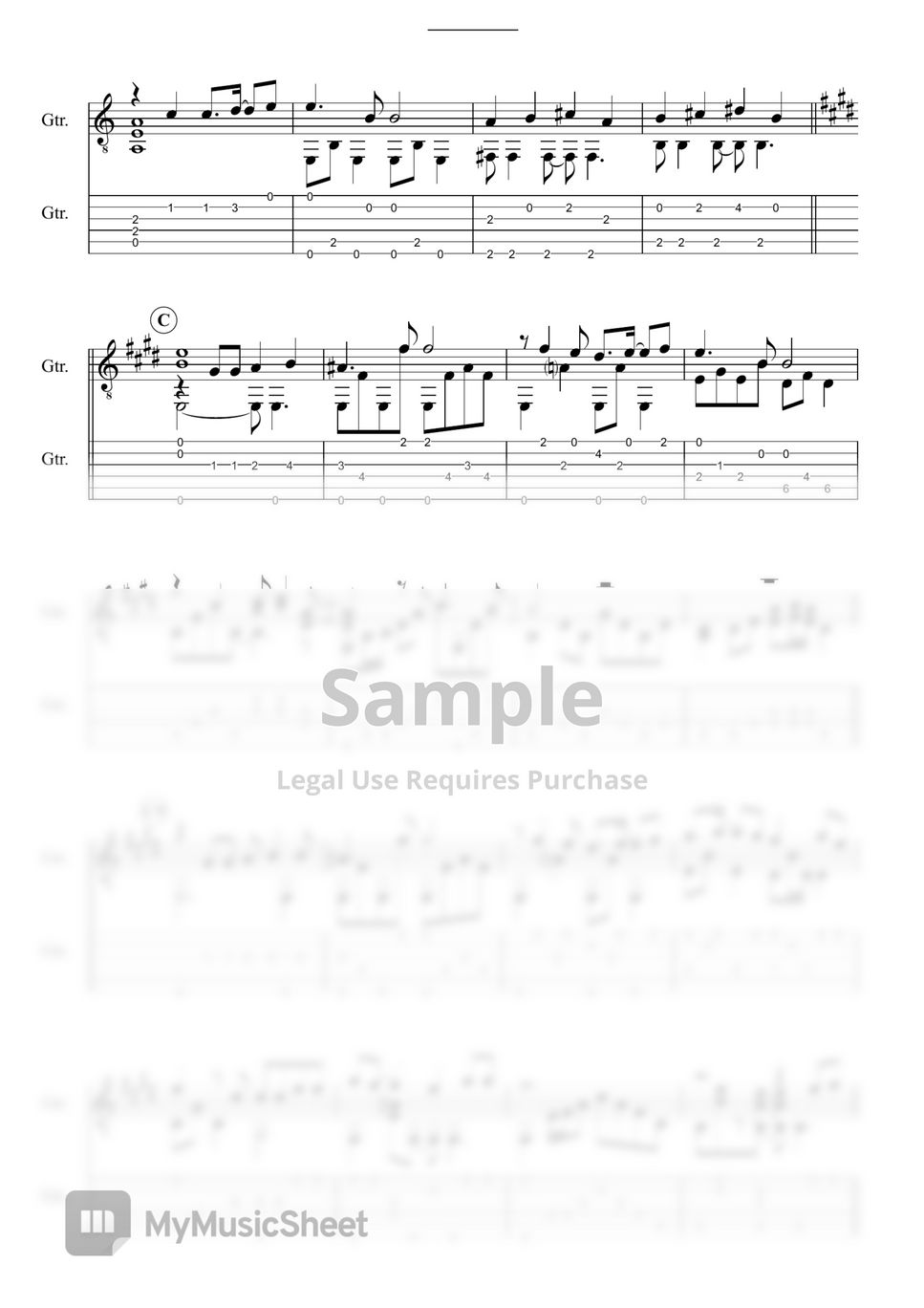 ZARD - My Friend ([SLAM DUNK] ed) TAB+1 Staff by Takajoe