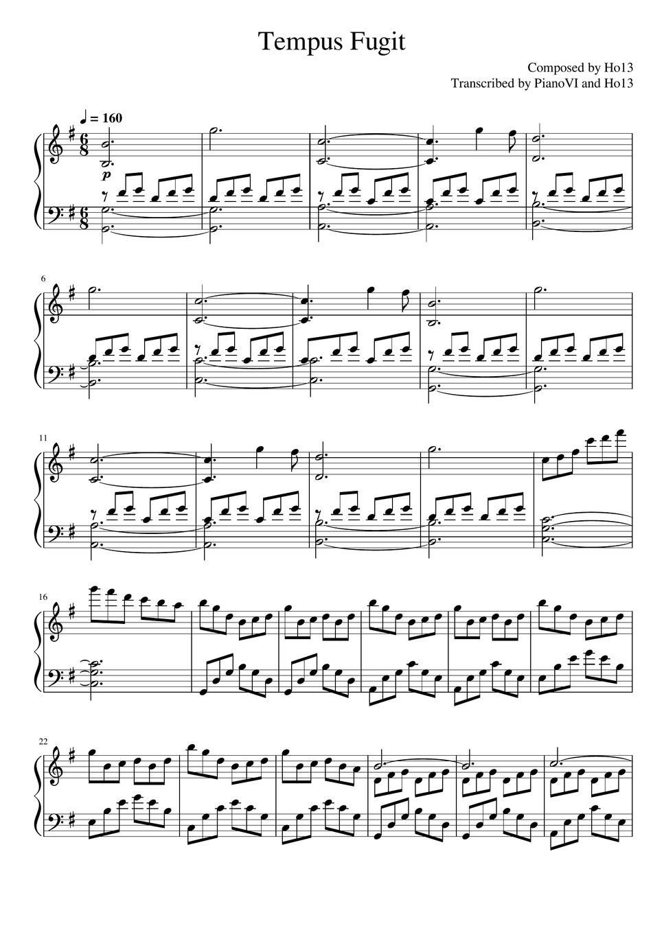 Ho13 - Tempus Fugit แผ่น