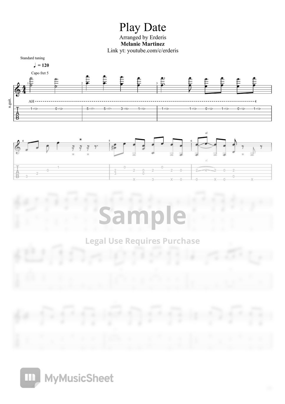 Melanie Martinez - Play Date Sheet Music by Erderis