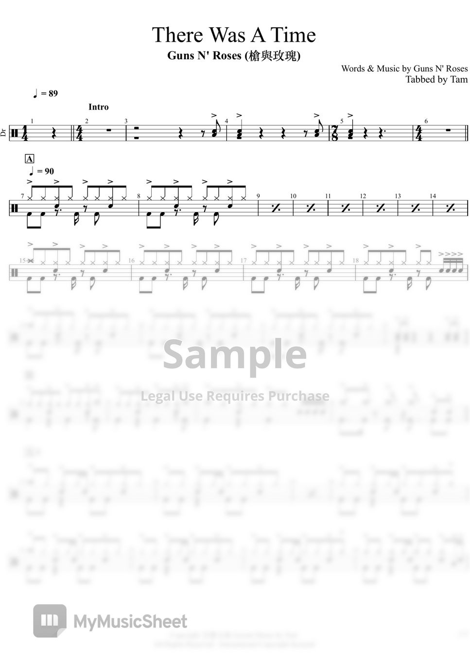 Guns N' Roses 槍與玫瑰 - There Was A Time (Guns N' Roses 槍與玫瑰 - There Was A ...