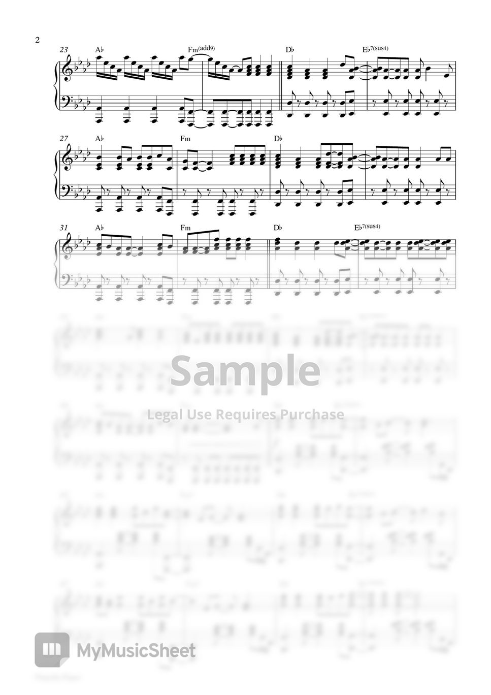ColdPlay - Viva La Vida (Piano Sheet) 樂譜 by Pianella Piano