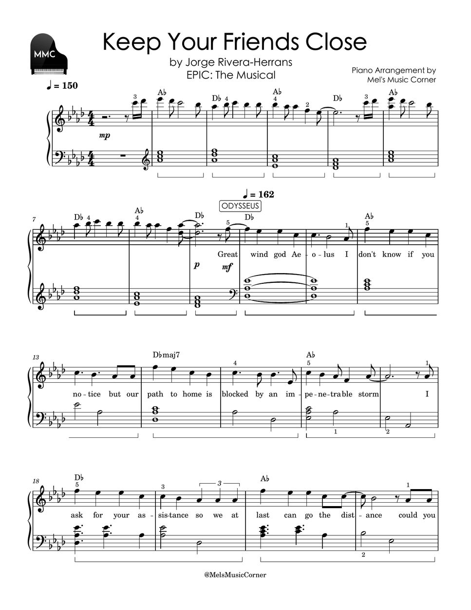 Jorge Rivera-Herrans - Keep Your Friends Close - EPIC The Musical (The ...