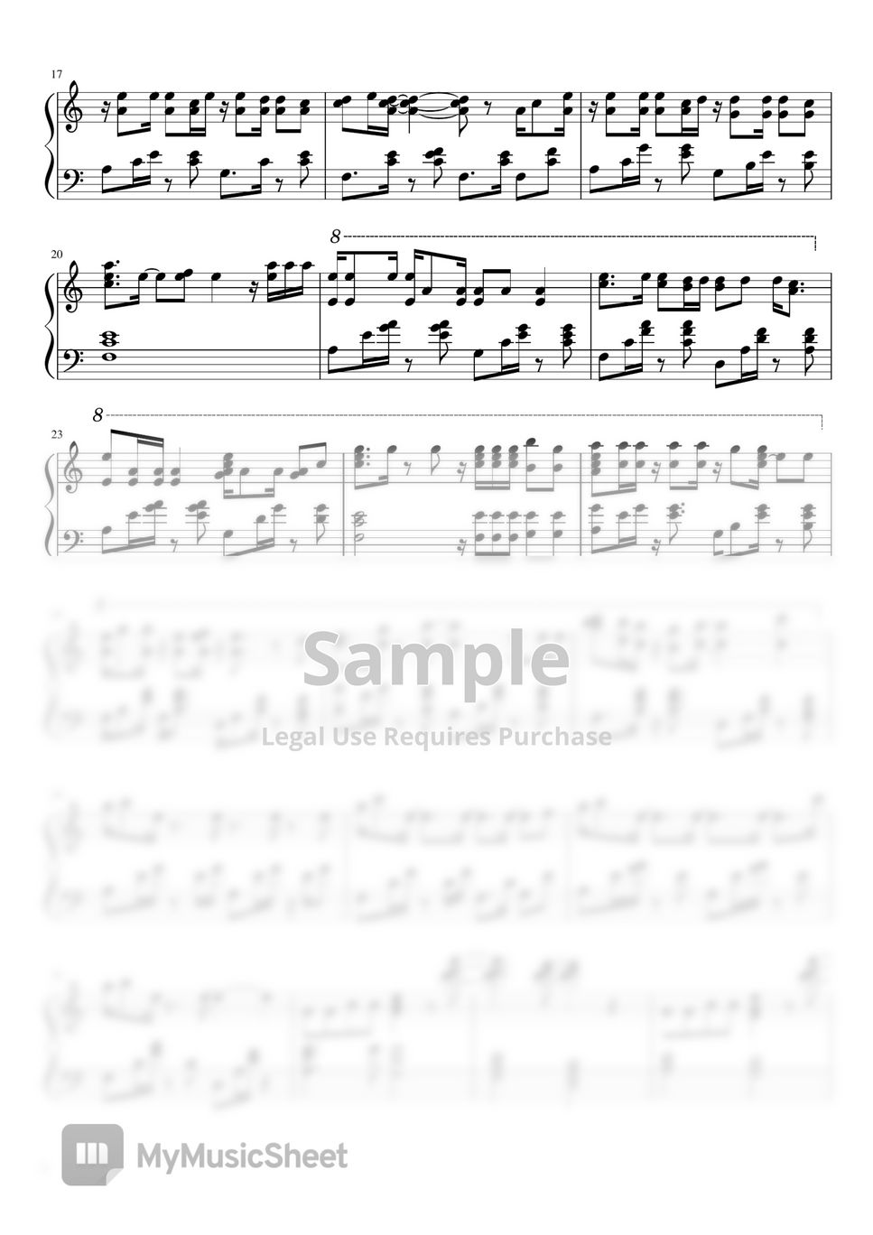 CHUNH HA - PLAY (no sharp/origin) Sheets by MUA