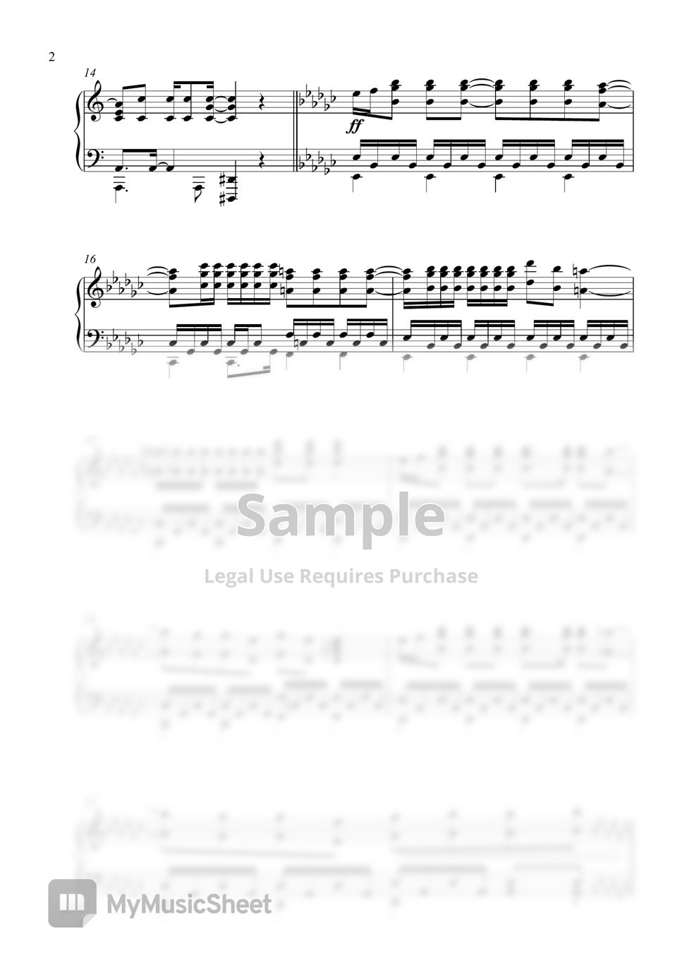 League of Legends - Get Jinxed Sheets by Grim Cat Piano