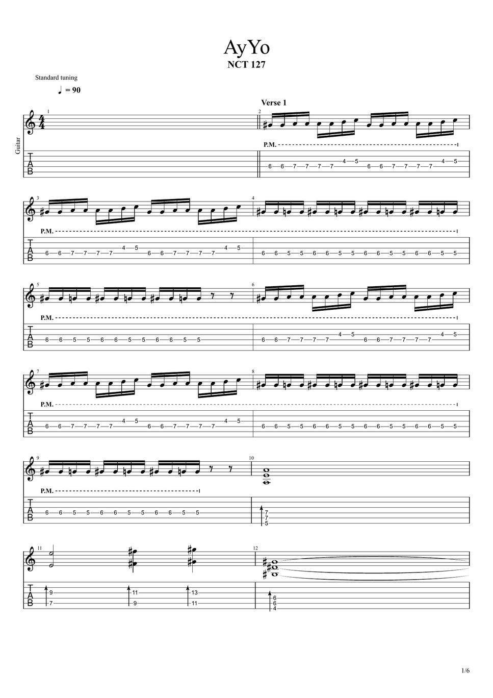 NCT 127 - Ay-yo Tab + 1staff by Rob Ethereal