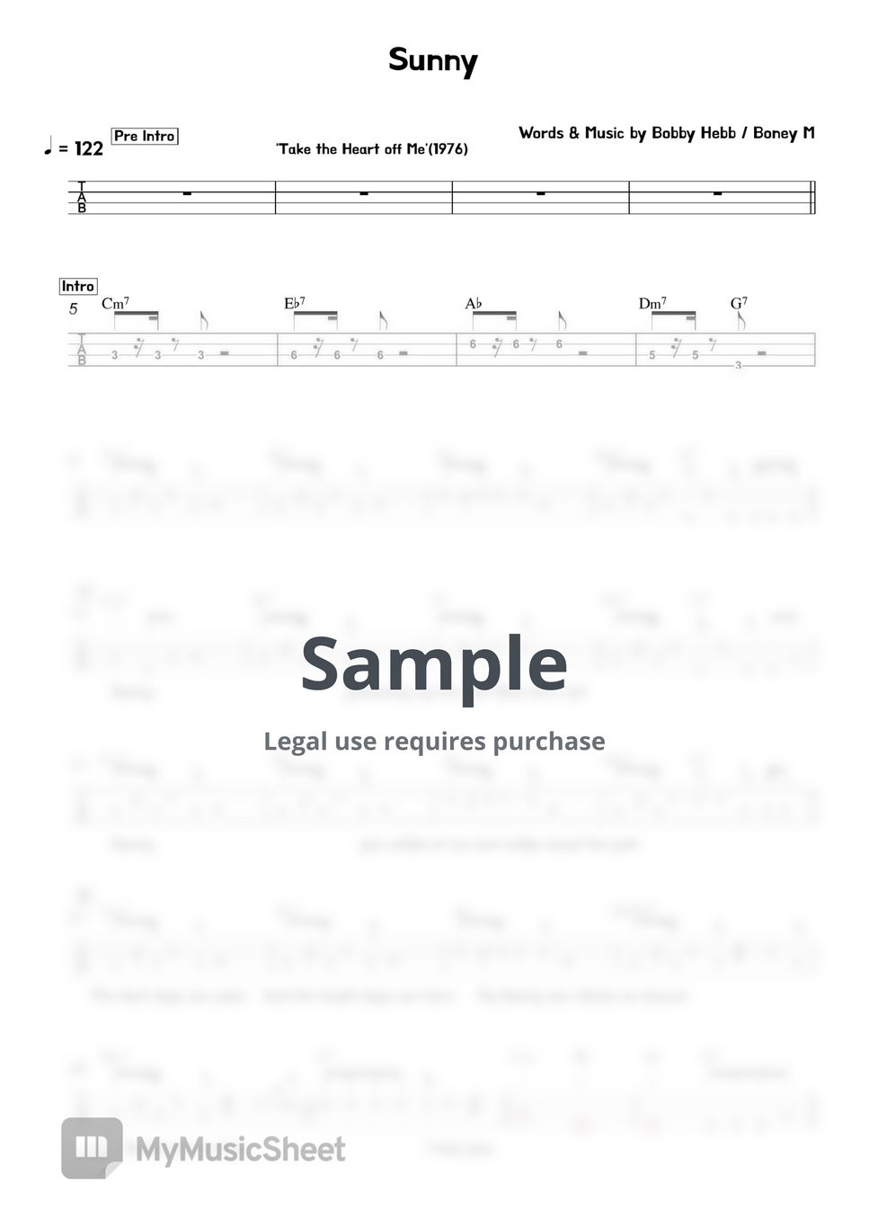 Boney M - Sunny Sheets by 김미(Kimme)