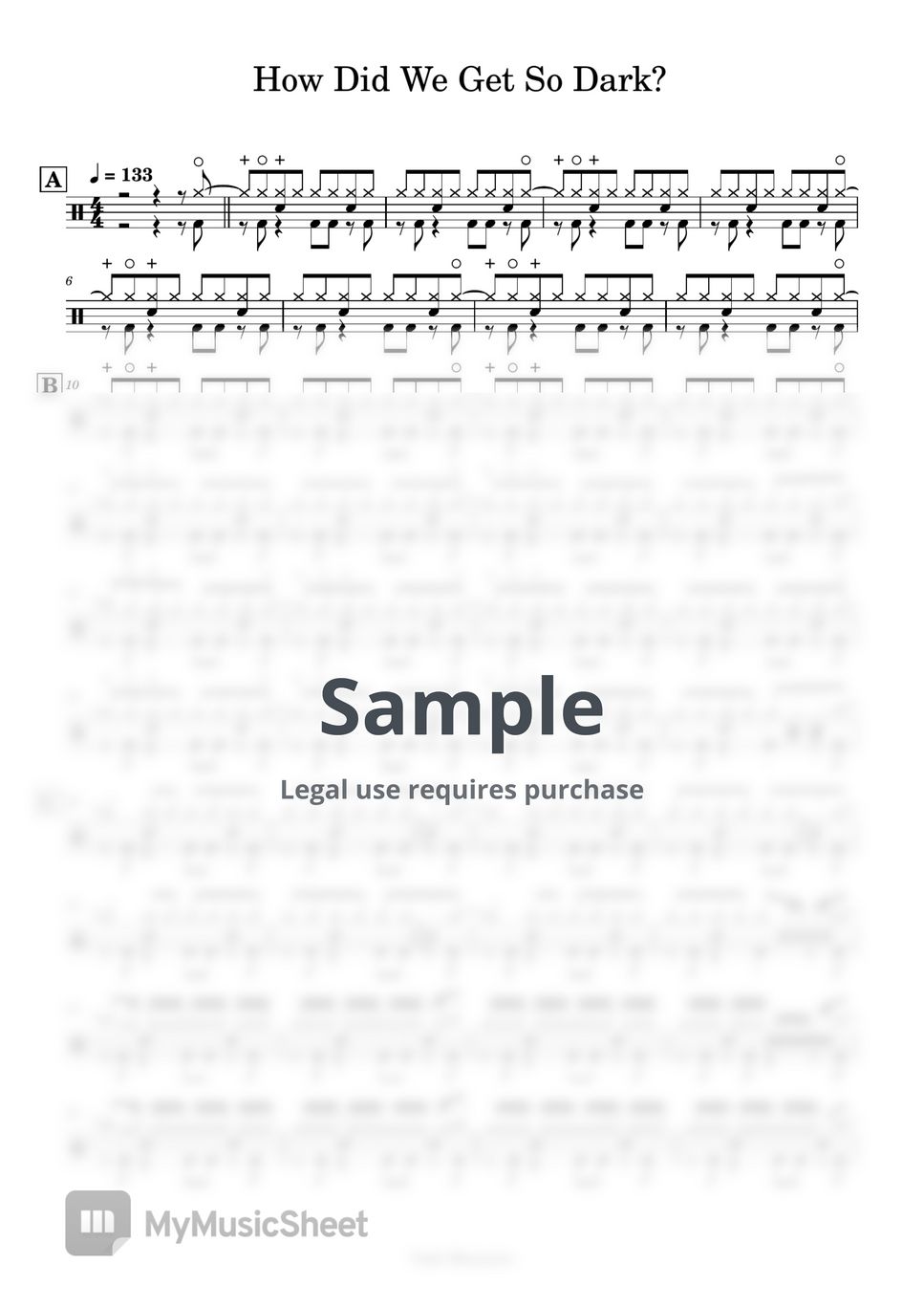 Royal Blood - How Did We Get So Dark? Sheets by Taiki Mizumoto