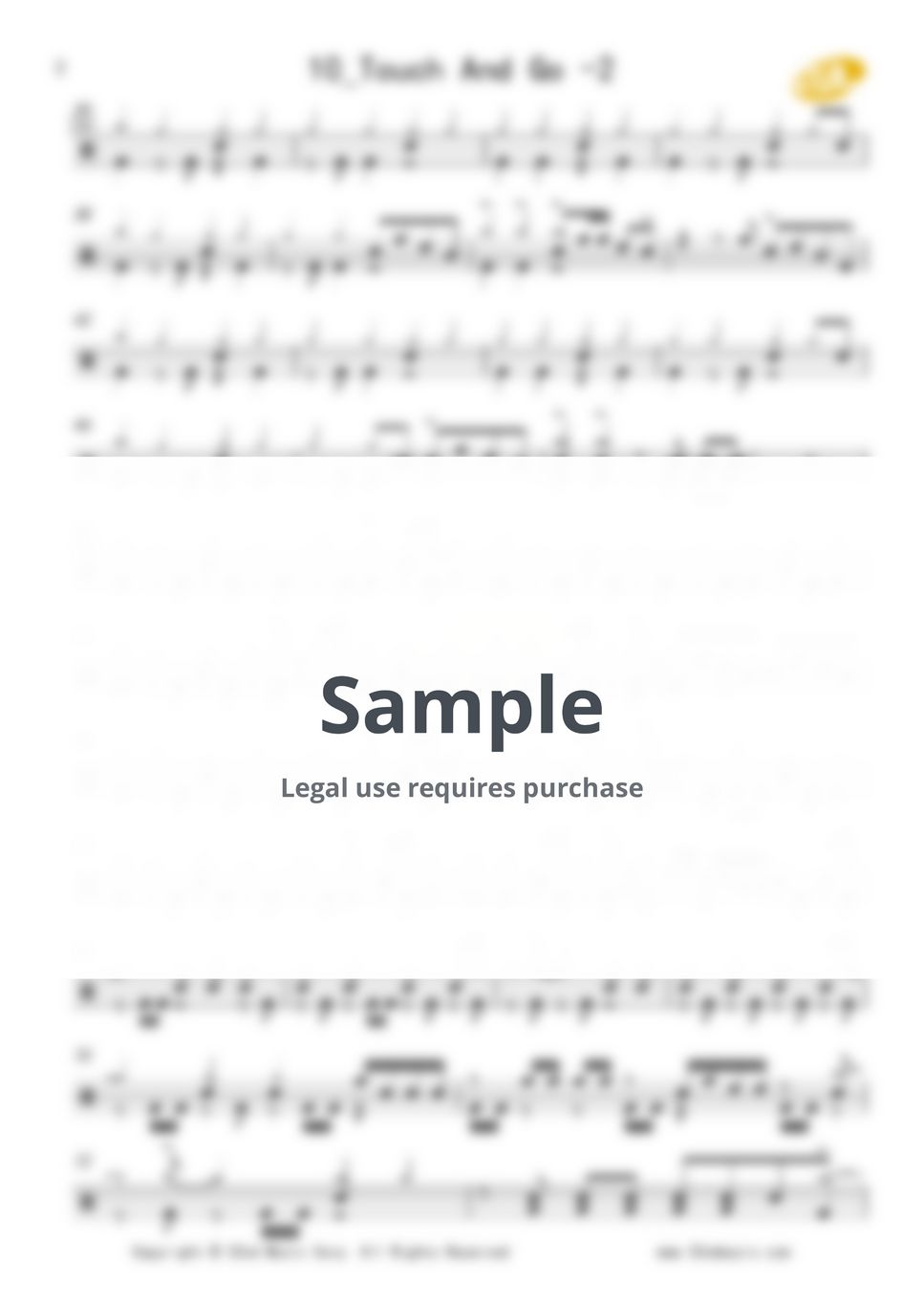 INTERVALS - Touch And Go Sheets by 張文光