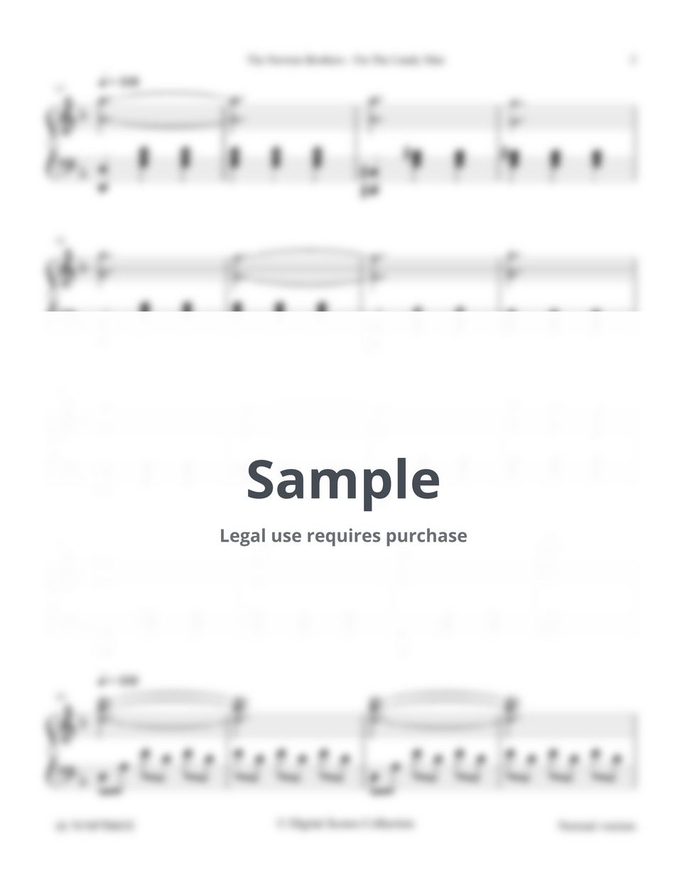 The Newton Brothers - I'm The Candy Man (OST The Fall Of The House Of Usher) Sheets by Digital ...