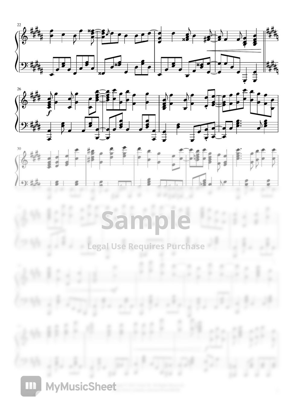 YOASOBI - Kaibutsu / 怪物 (Beastars Season 2 OP) Sheets by Fonzi M