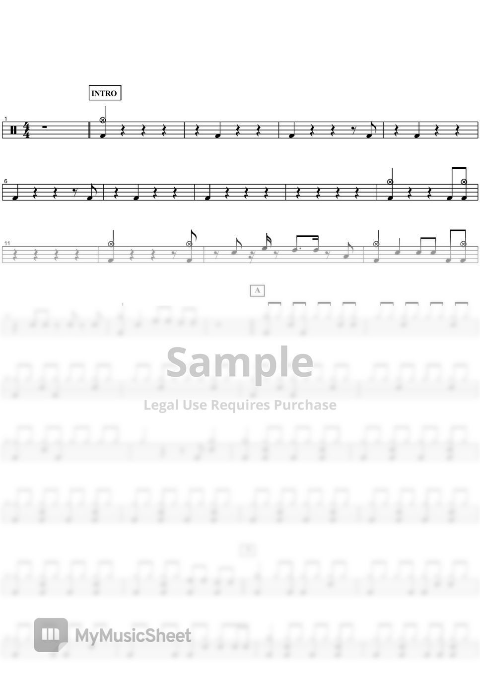 ICHIKO - I SAY YES (제로의사역마 2기 오프닝) 악보 by COPYDRUM