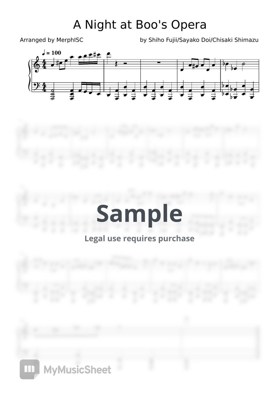 Shiho Fujii/Sayako Doi/Chisaki Shimazu - 슈퍼 마리오 원더 : 부끄부끄 오페라(A Night ...