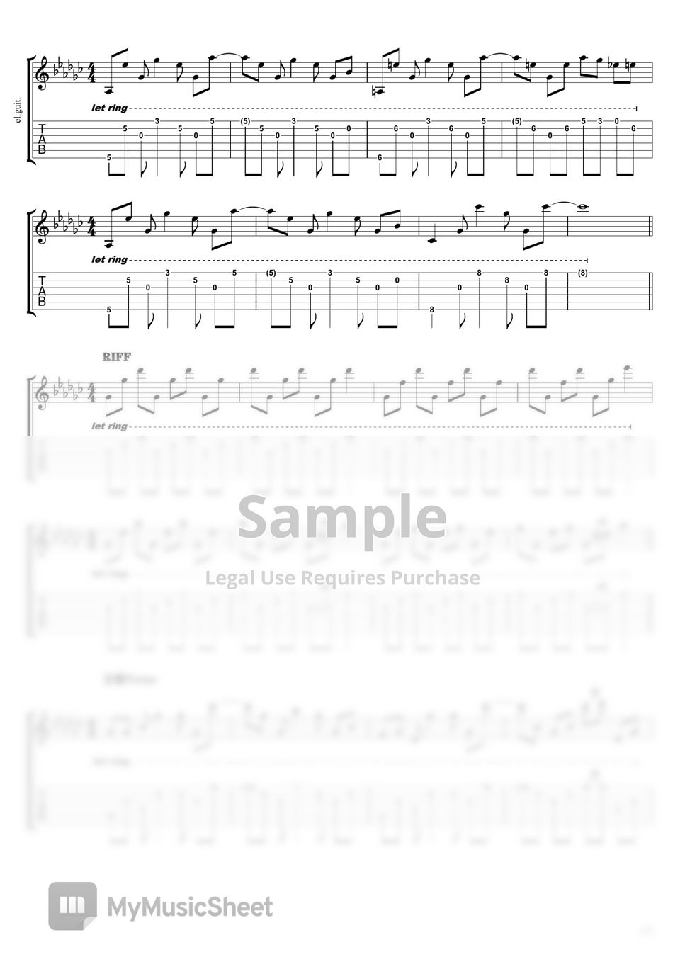 Slash - The One You Loved Is Gone Sheet Music by 孙李
