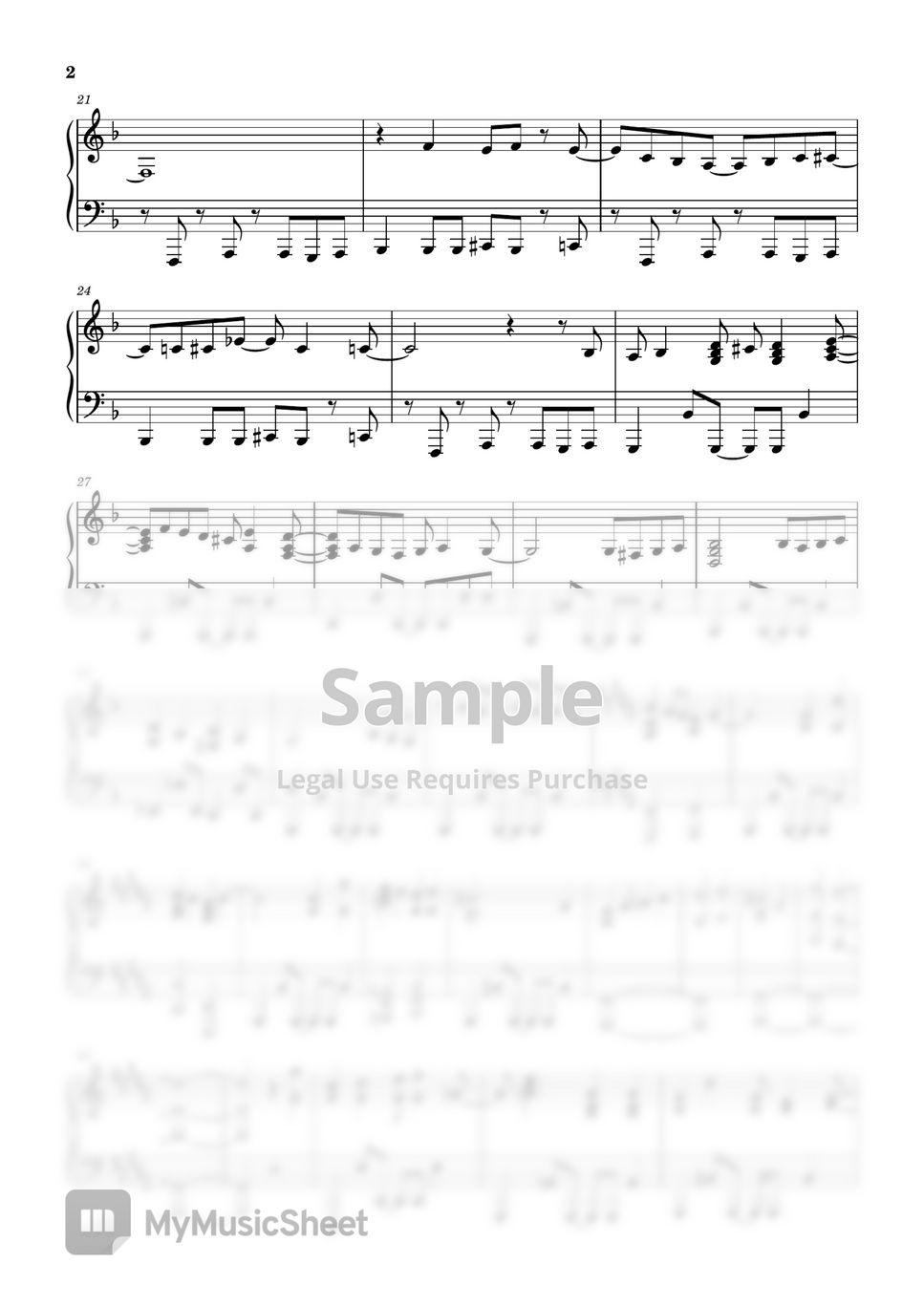 米津玄師 - KICK BACK (Short ver.) Sheet Music by Kuma Kim